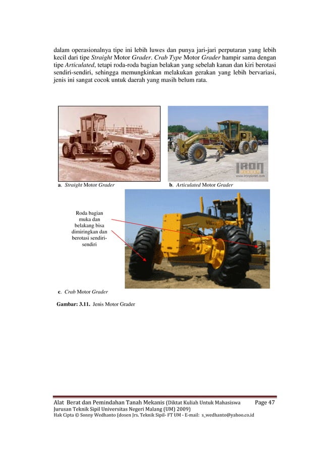 Alat berat dan pemindahan tanah mekanis bab iii penggunaan & kemampuan alat | PDF