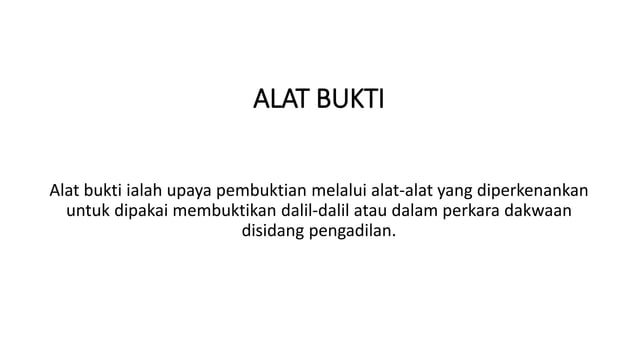 ALAT BUKTI HUKUM ACARA PIDANA.pptx