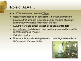 AALAS ALAT Chapter 1 History | PPT