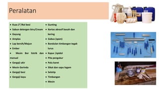 Alat dan bahan laminasi kapal perikanan | PPTX