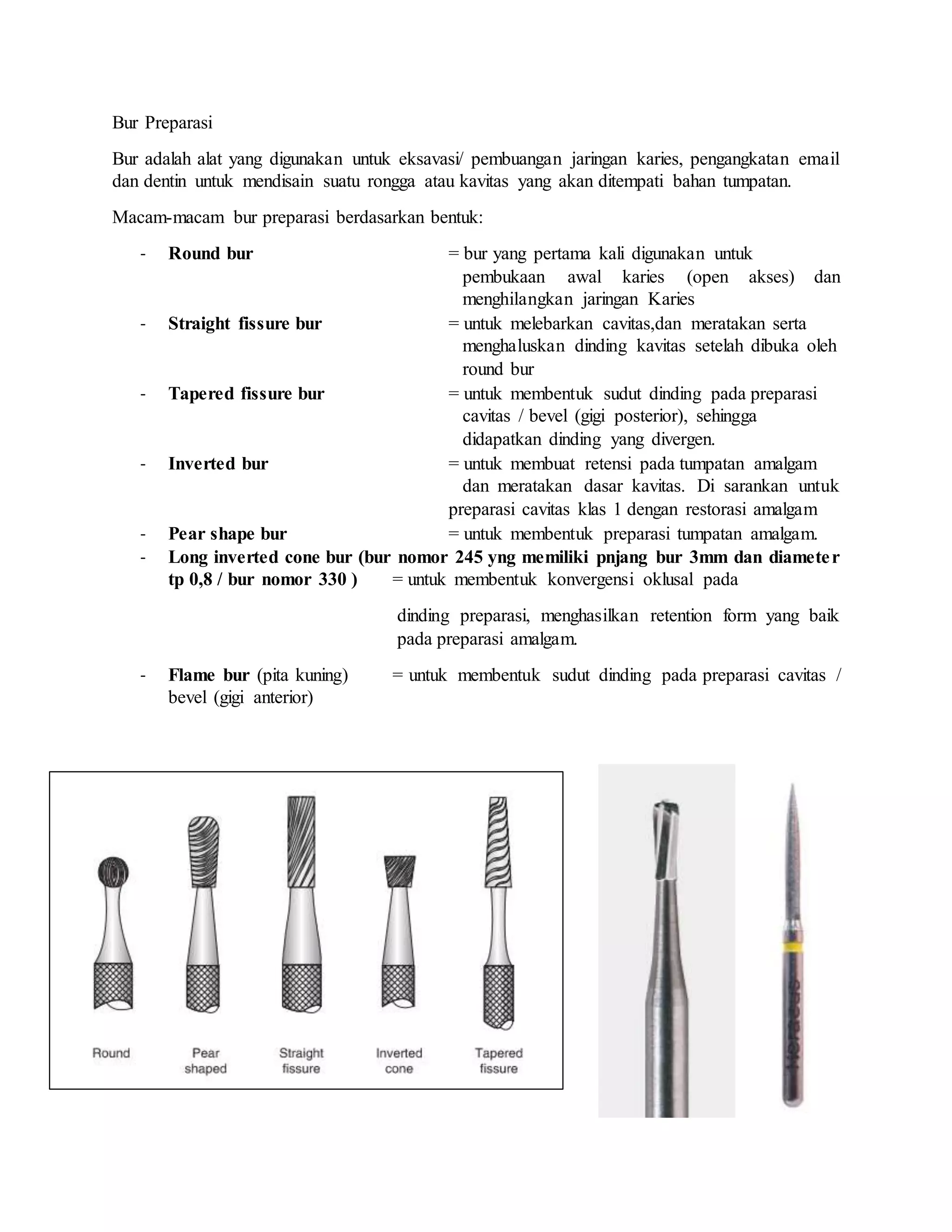 Alat & Bahan Penumpatan Gigi | DOCX