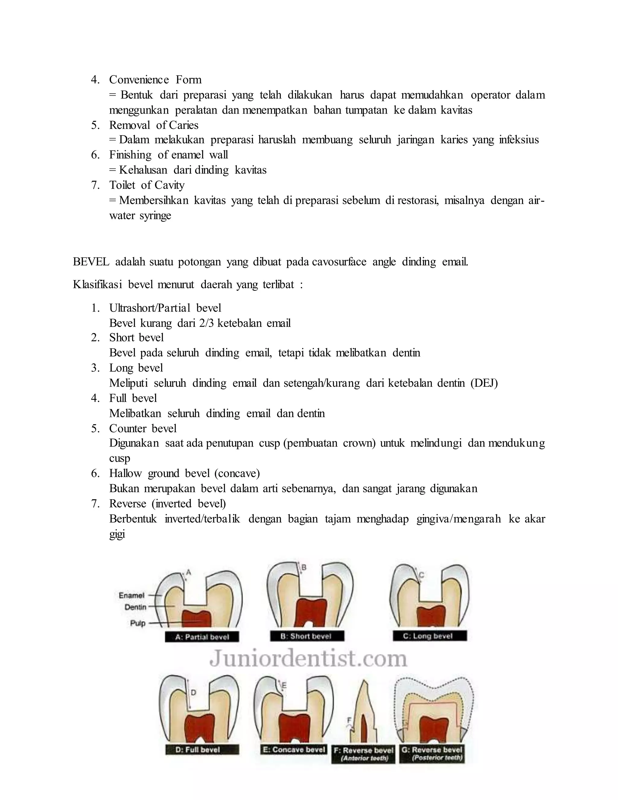 Alat & Bahan Penumpatan Gigi | DOCX