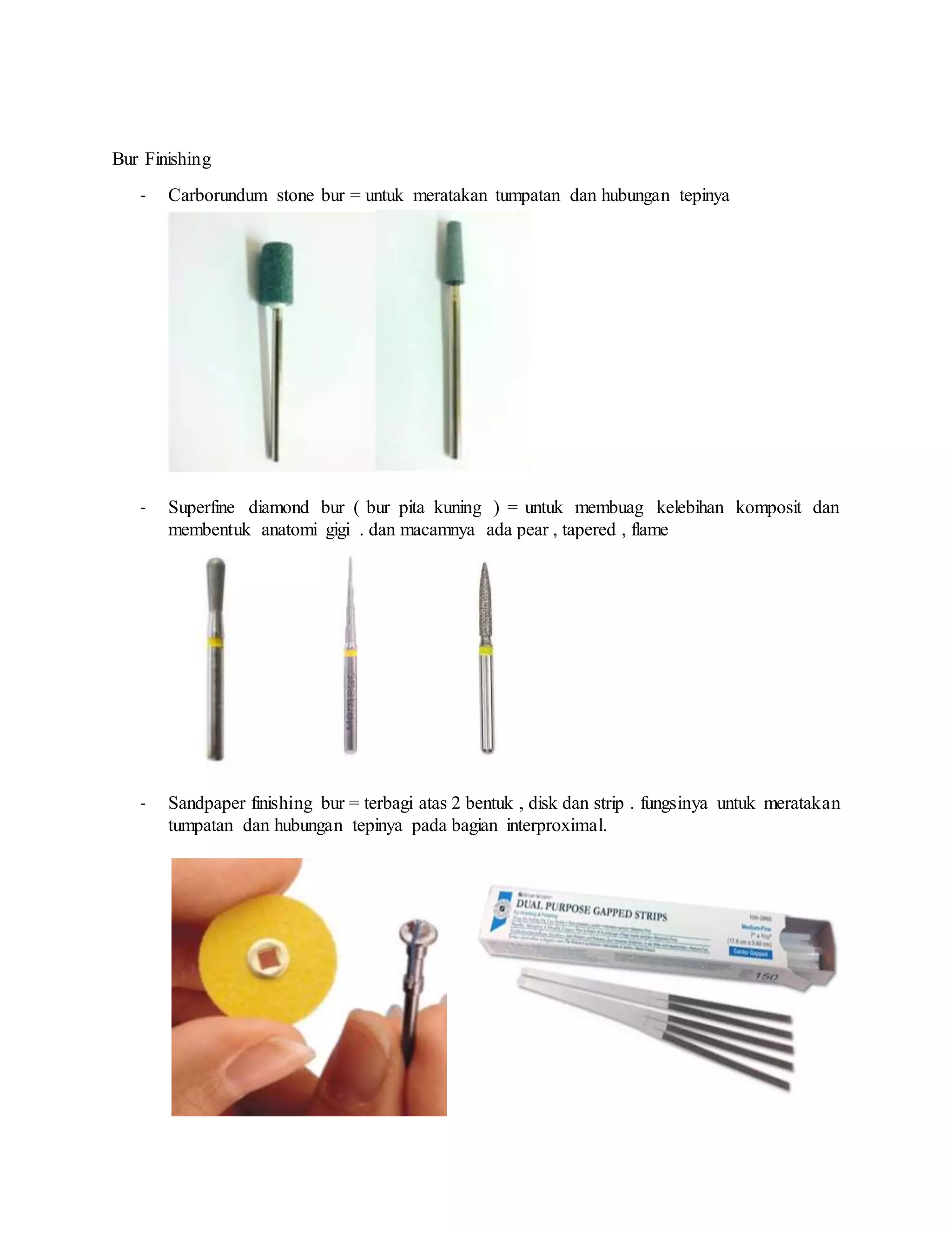 Alat & Bahan Penumpatan Gigi | DOCX