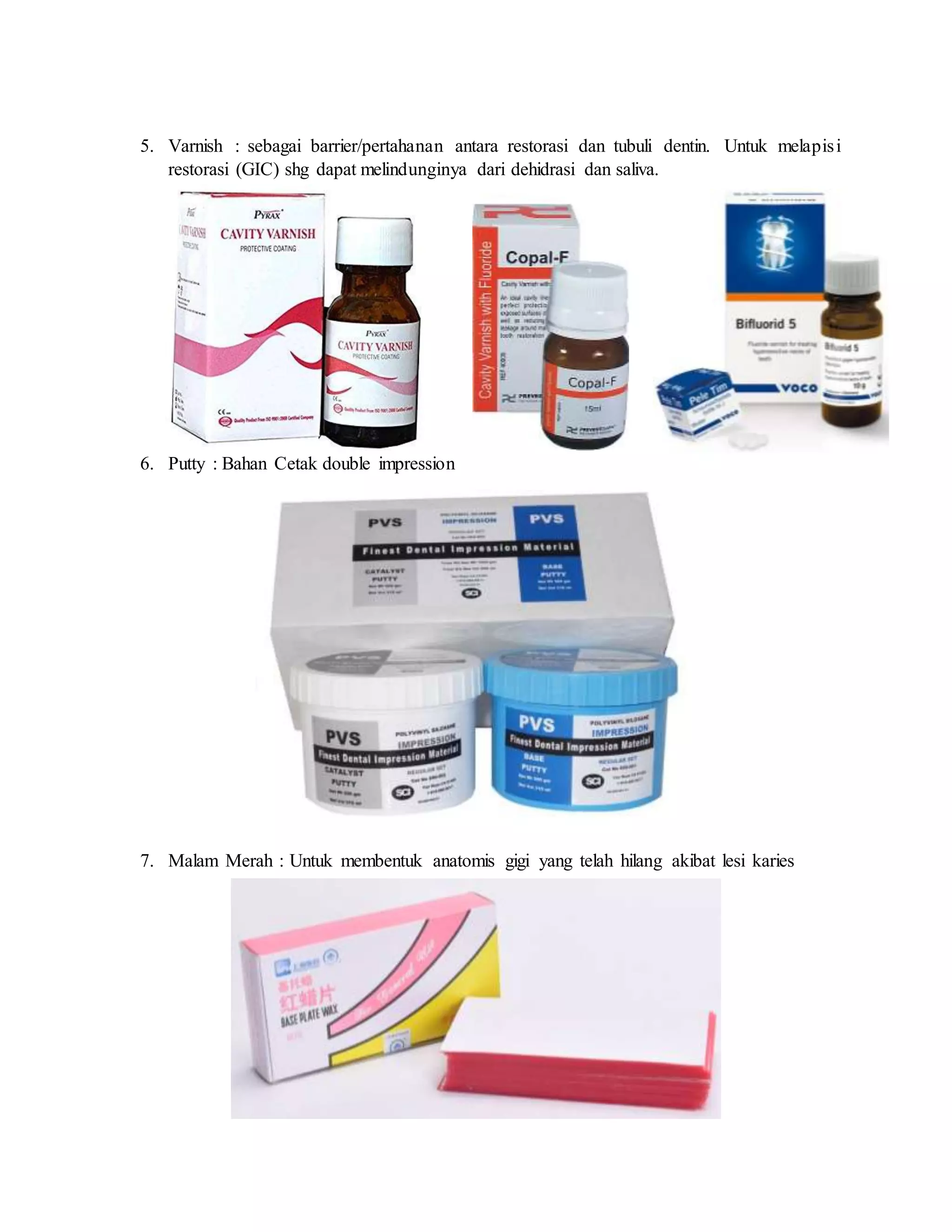 Alat & Bahan Penumpatan Gigi | DOCX