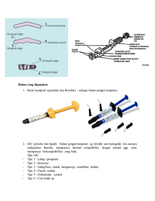 Alat & Bahan Penumpatan Gigi | DOCX
