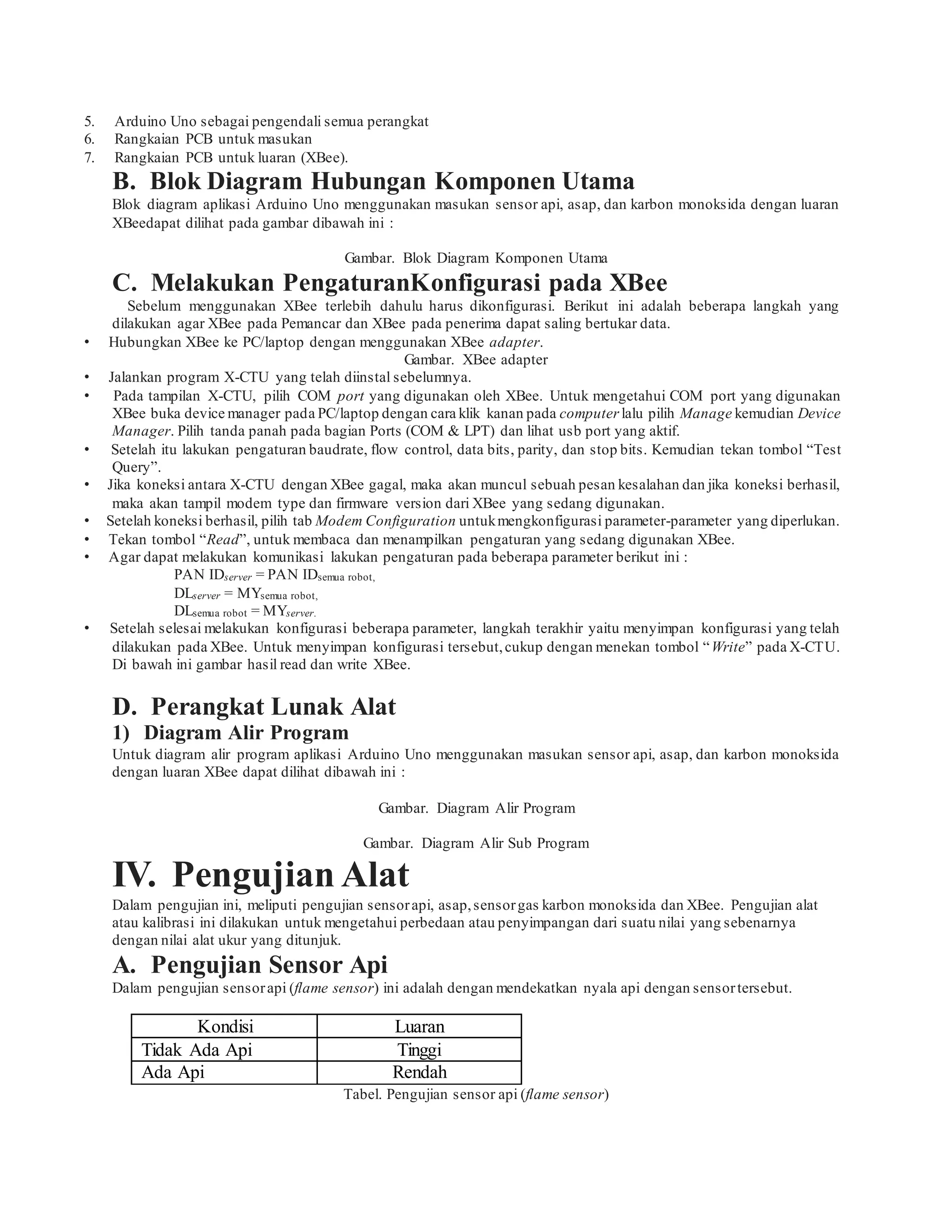 Alat detektor api | DOCX