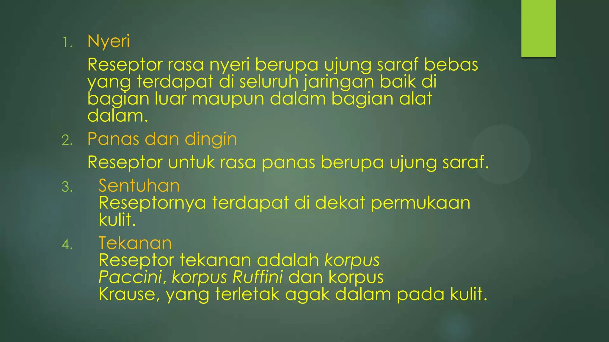 Alat indera peraba (kulit) | PPTX