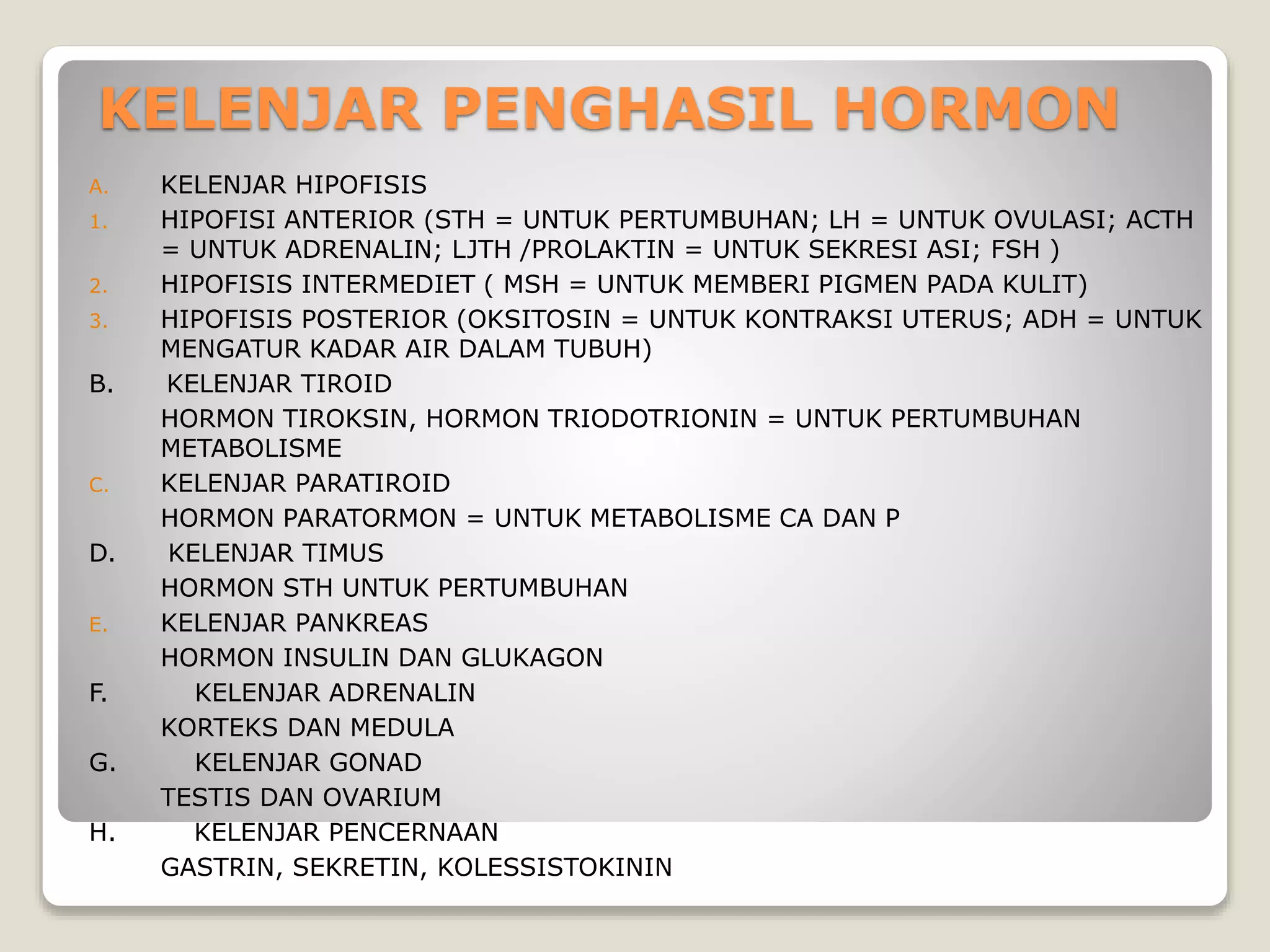 Alat indra dan hormon | PPTX