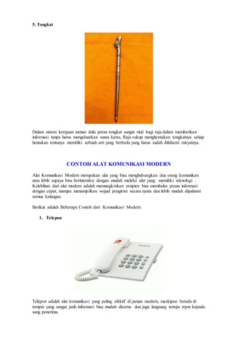 ALAT KOMUNIKASI TRADISIONAL dan modern.docx