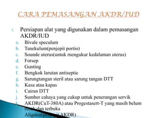 Alat kontrasepsi dalam rahim STIKES MUHAMMADIYAH KUDUS NISA | PPT