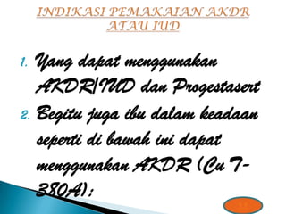 Alat kontrasepsi dalam rahim STIKES MUHAMMADIYAH KUDUS NISA | PPTX