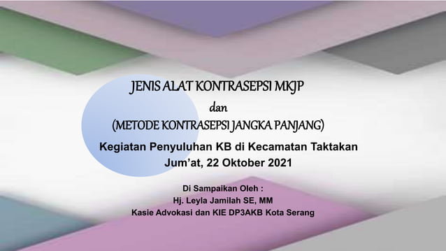 ALAT KONTRASEPSI Metode kontrasepsi jangka panjang | PPTX
