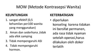 ALAT KONTRASEPSI Metode kontrasepsi jangka panjang | PPTX