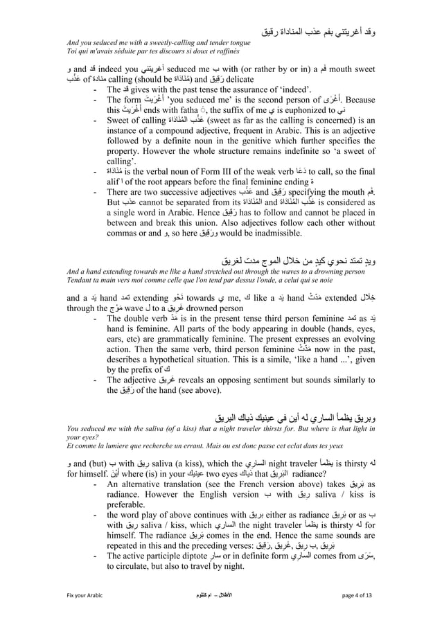 Fix your Arabic with al Atlal | PDF