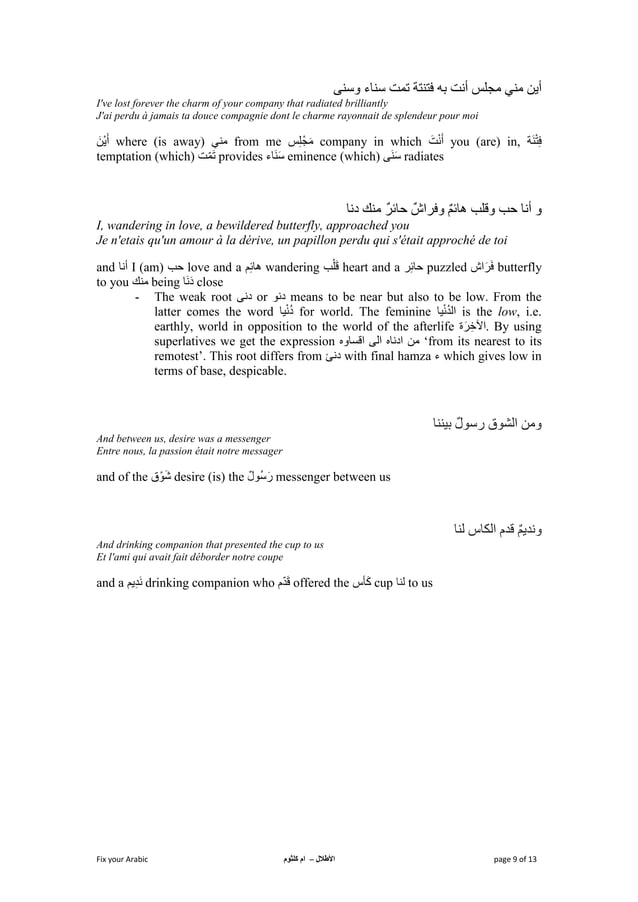 Fix your Arabic with al Atlal | PDF