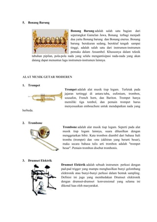 Alat musik getar | DOCX