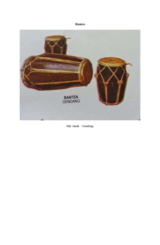 Alat Musik Gendang Banten