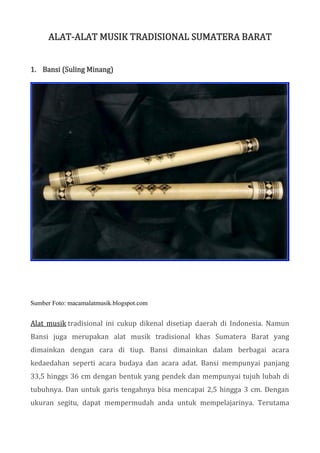 ALAT MUSIK TRADISIONAL MINANG DARI SUMATERA BARAT.docx