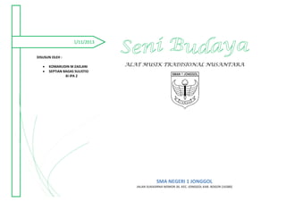 Alat Musik Tradisional Nusantara | PDF