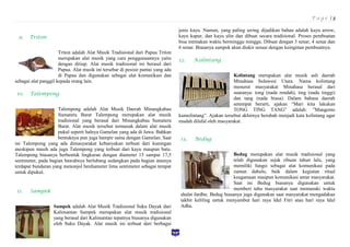 Alat Musik Tradisional Nusantara | PDF