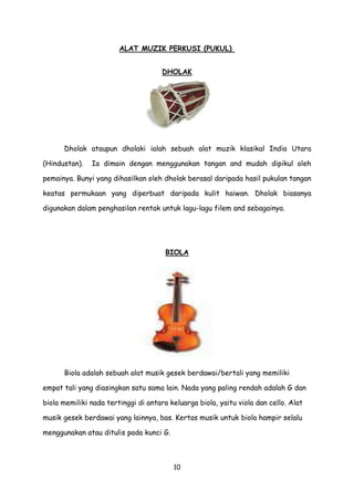 Alat muzik tradisional | DOCX