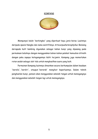 Alat muzik tradisional | DOCX