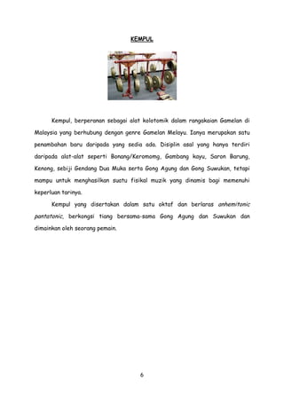 Alat muzik tradisional | DOCX