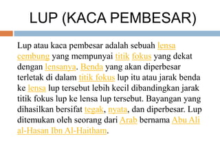 Alat optik | PPTX