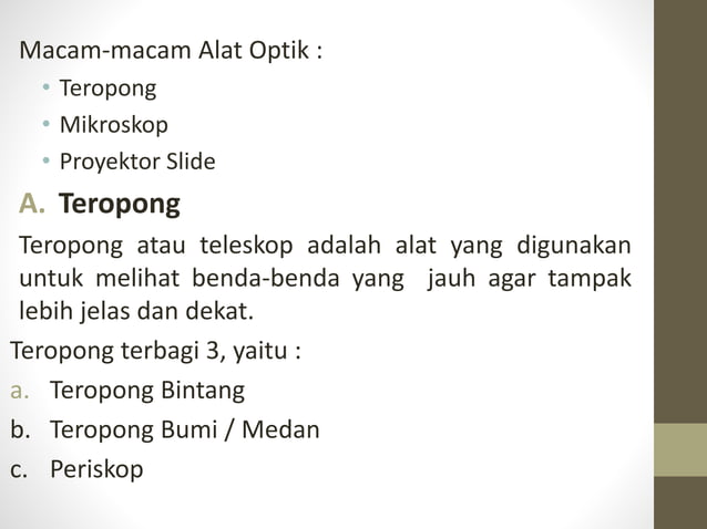 power point Alat optik | PPTX