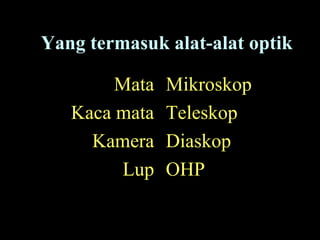Alat optik | PPT