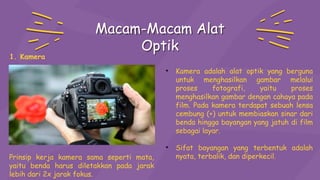 Materi IPA Kelas 8 Alat Optik beserta Rumusnya.pptx