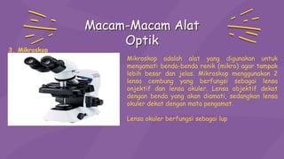 Materi IPA Kelas 8 Alat Optik beserta Rumusnya.pptx