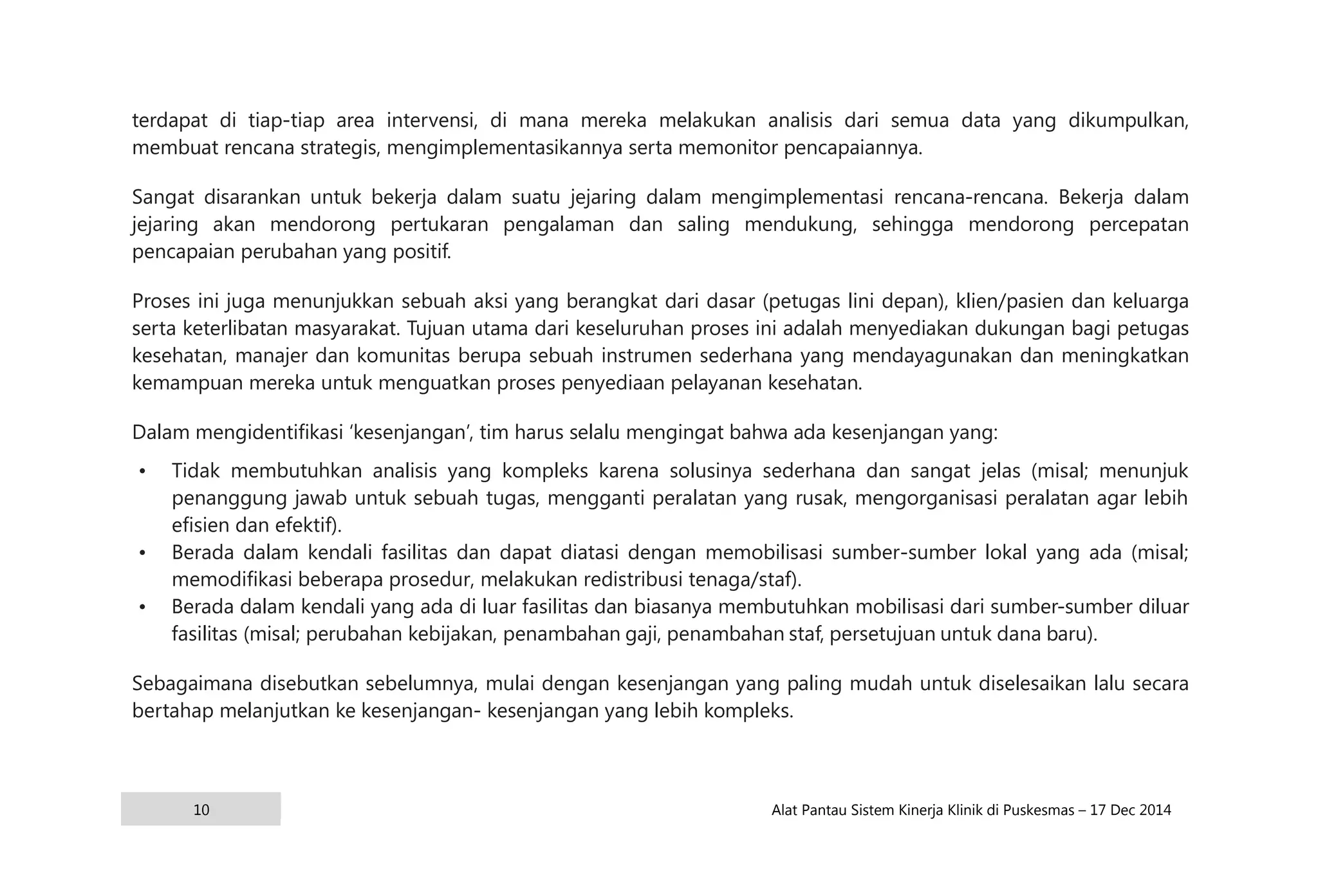 Alat Pantau Sistem Kinerja Klinik di Puskesmas | PDF
