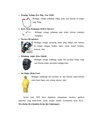 Alat pelindung diri | PDF