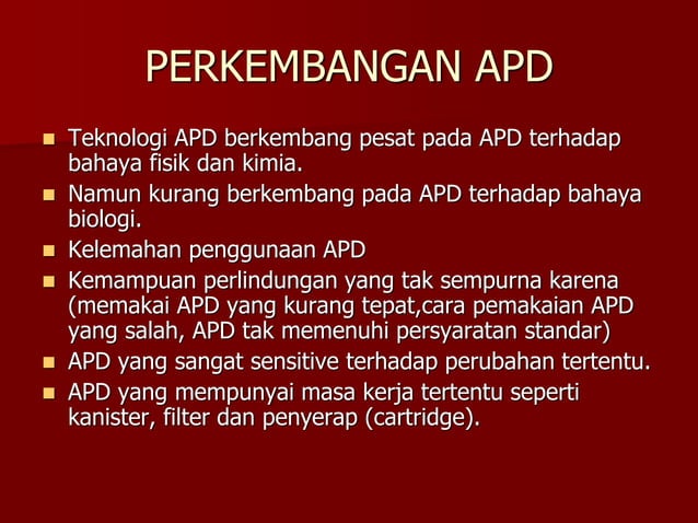alat pelindung diri apd sanitasi hygine dan keselamatan kerja | PPT
