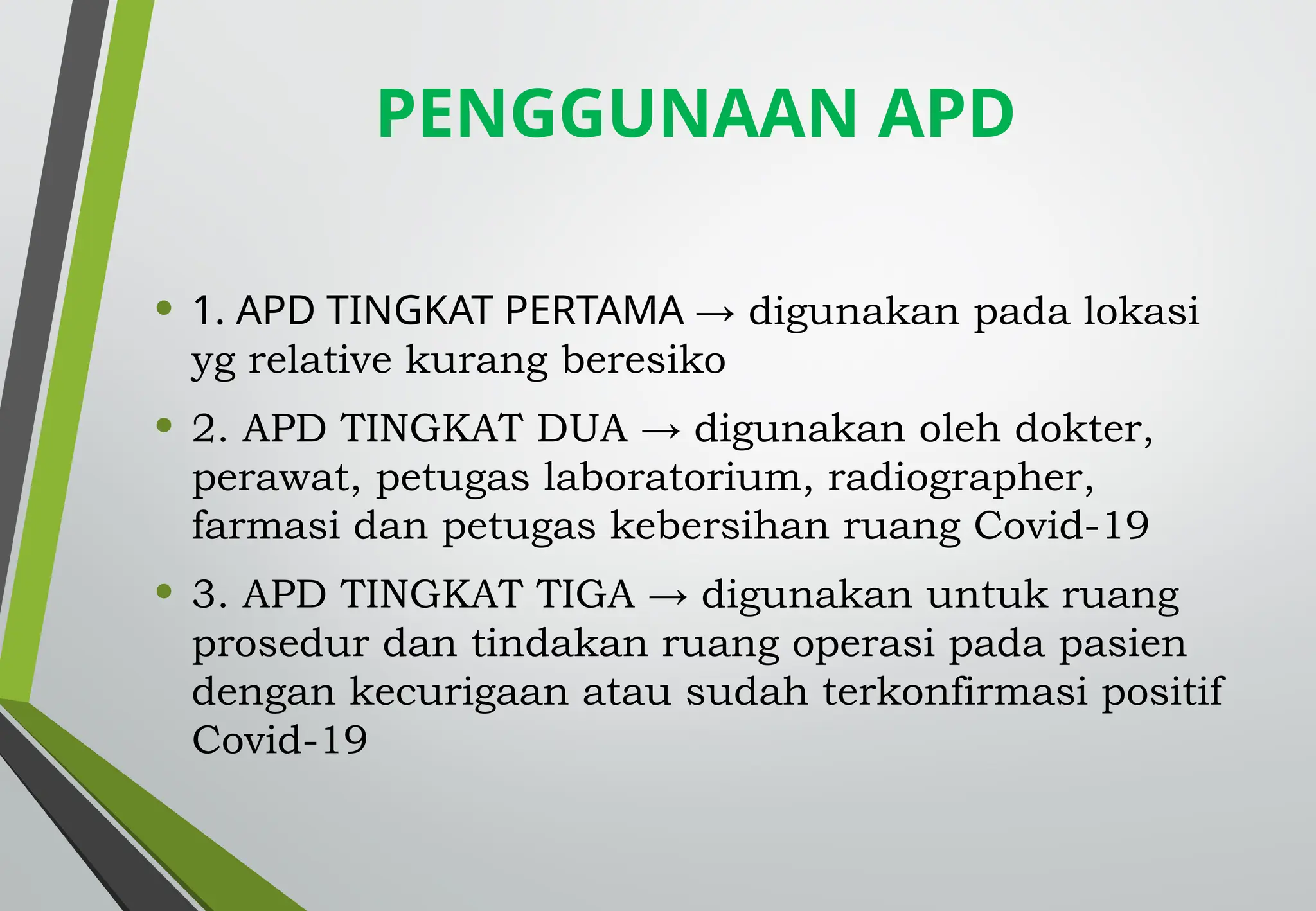 ALAT PELINDUNG DIRI dari bahaya (APD).ppt