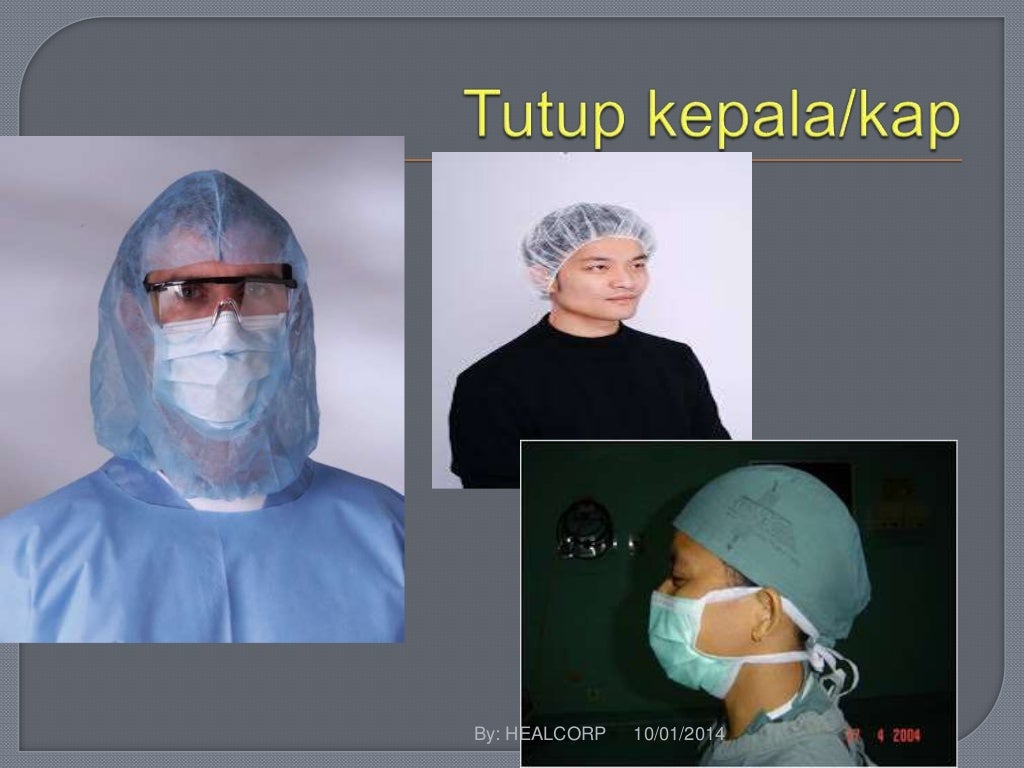 Alat pelindung diri (apd) lengkap di kamar operasi