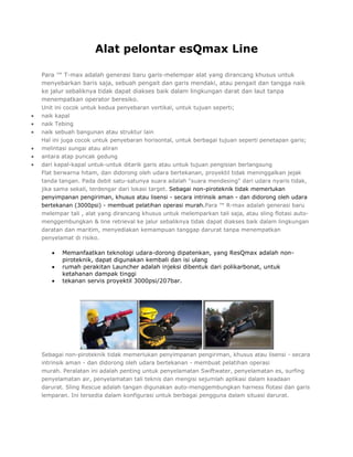 Alat pelontar es qmax line | DOCX