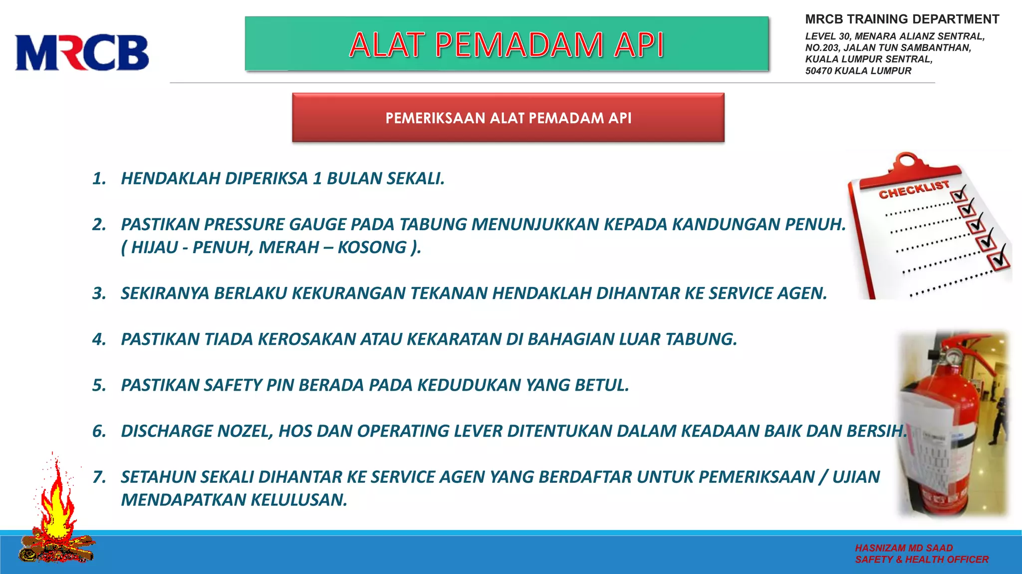 Alat Pemadam Api (ABC) | PDF