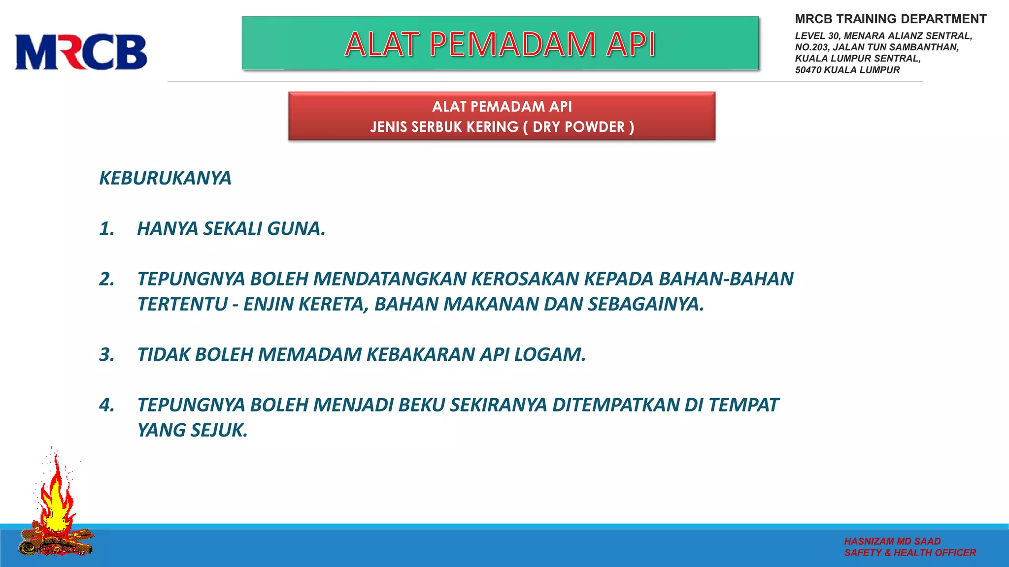 Alat Pemadam Api (ABC) | PDF
