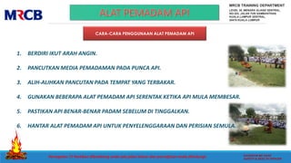 Alat Pemadam Api (ABC) | PDF