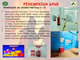 Alat Pemadam Kebakaran yang digunakan pada | PPTX
