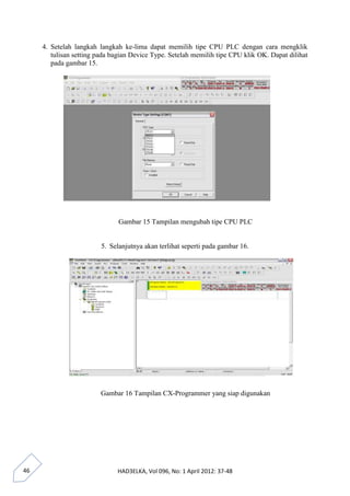 Alat pembengkok plat berbasis plc | DOCX