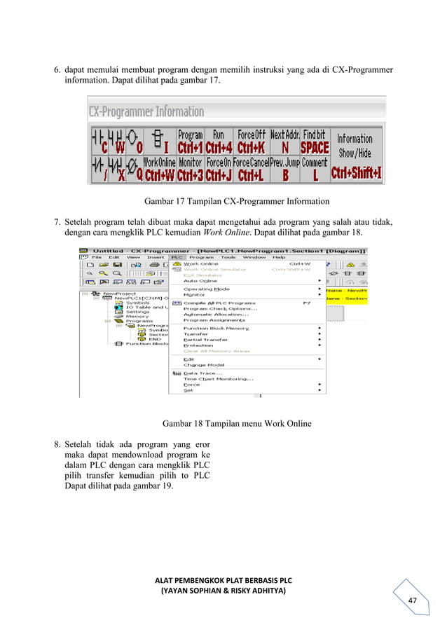 Alat pembengkok plat berbasis plc | DOCX