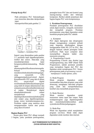 Alat pembengkok plat berbasis plc | DOCX