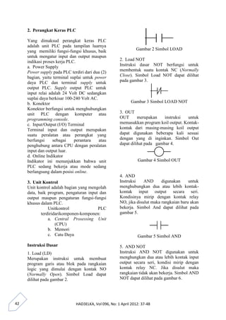 Alat pembengkok plat berbasis plc | DOCX