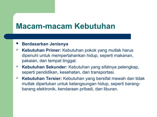 Alat Pemuas Kebutuhan dan kelangkaan .ppt