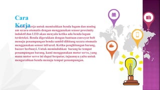 Alat pendeteksi dan penghitungan barang logam dan nonlogam otomatis 2 a ...
