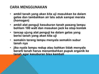 Alat Pengecek Kesuburan Tanah | PPTX