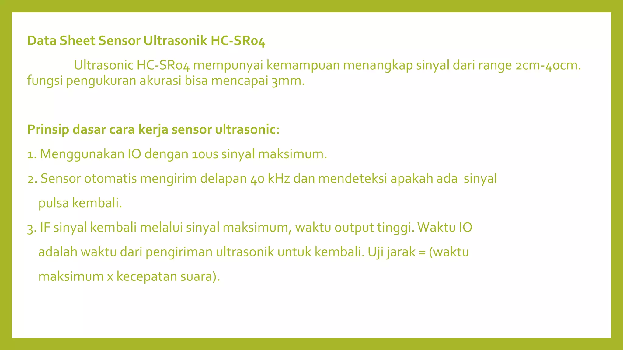 Alat pengukur tinggi badan otomatis | PPT